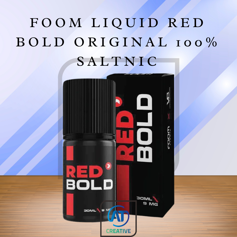 Foom Liquid Red Bold Original 100% Saltnic - AT-Creative